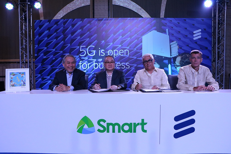Smart and Ericsson to deploy 5G in PH