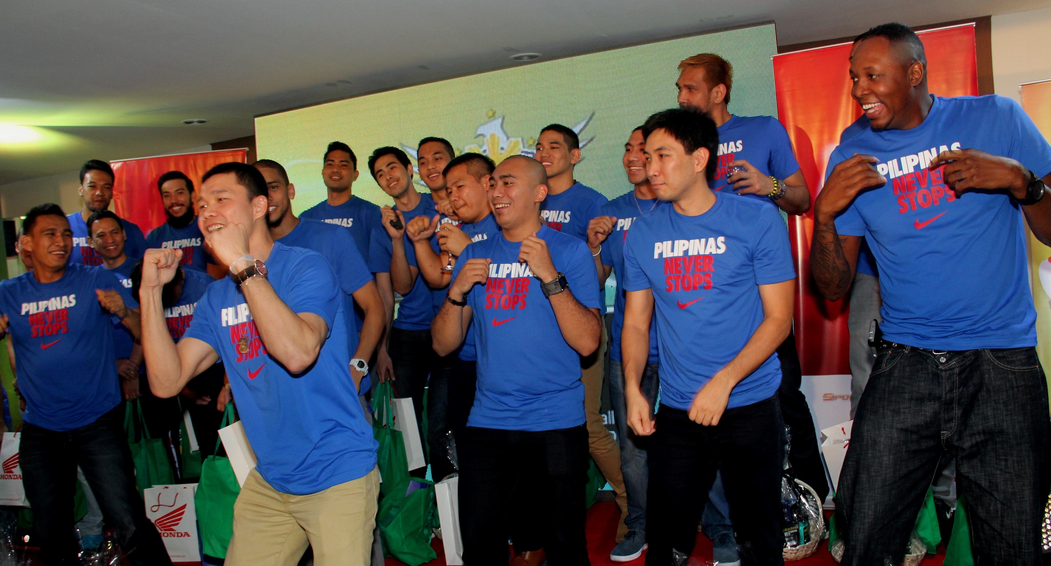 Gilas Pilipinas shows moves off court
