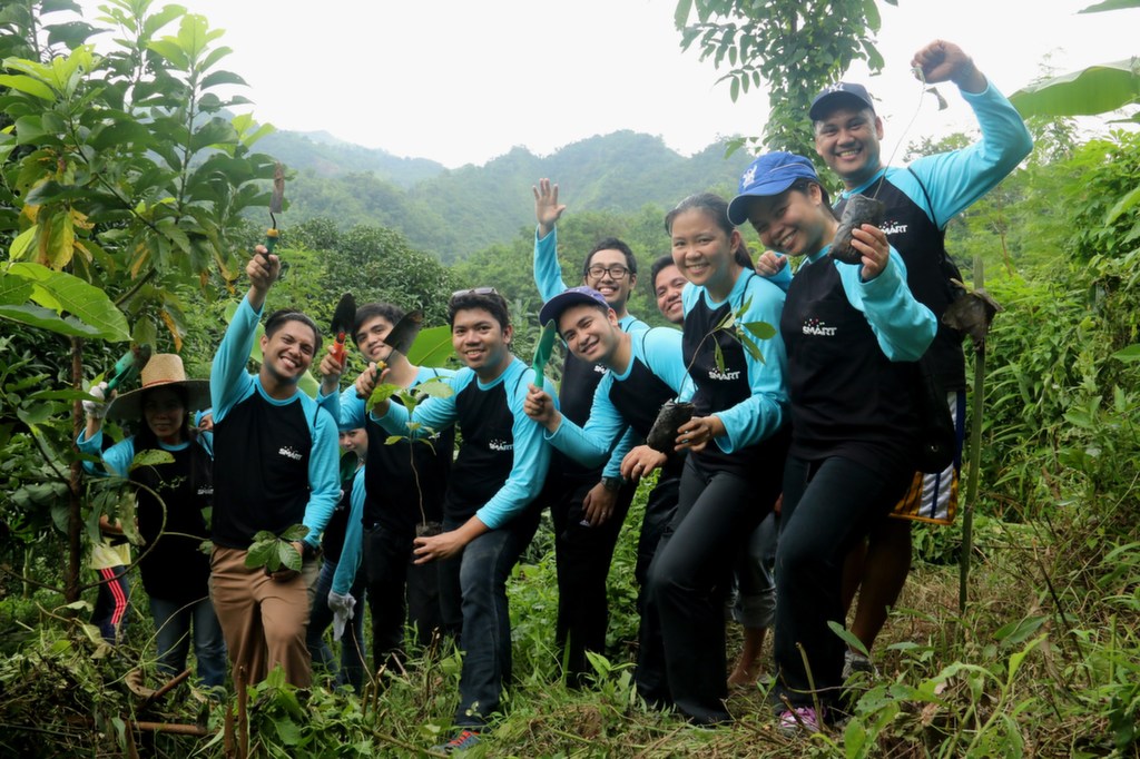 Tree Planting in Calawis - September 5, 2014 - Smart Communications
