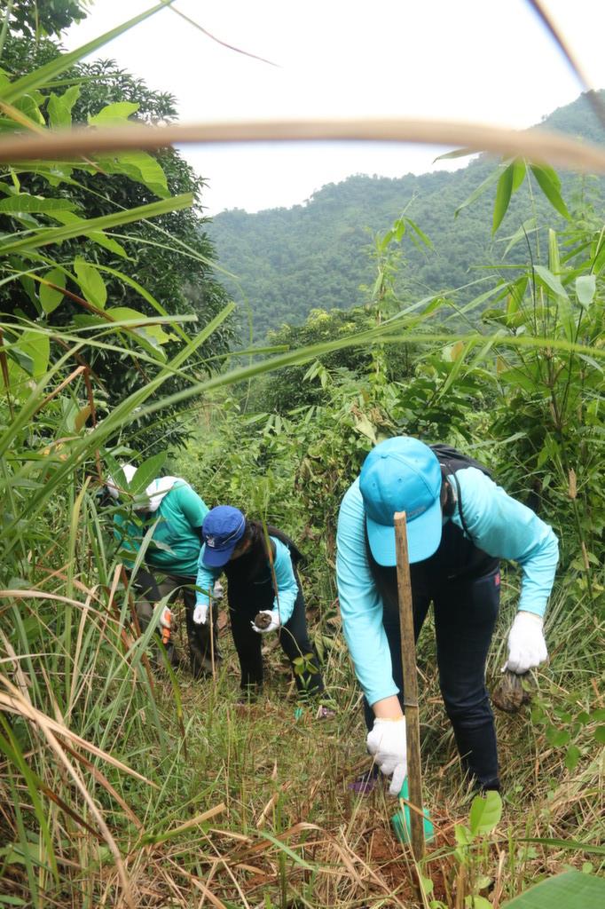 Tree Planting in Calawis - September 5, 2014 - Smart Communications