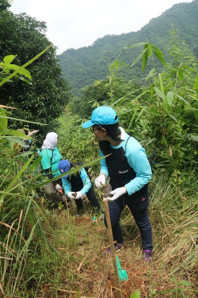 Tree Planting in Calawis - September 5, 2014 - Smart Communications