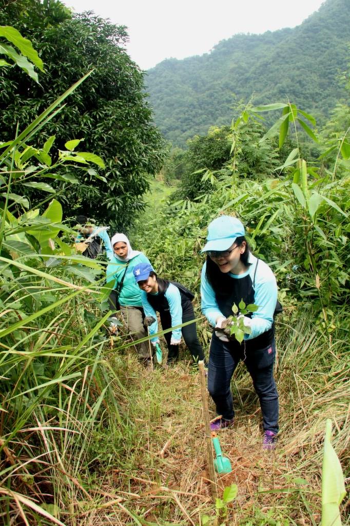 Tree Planting in Calawis - September 5, 2014 - Smart Communications