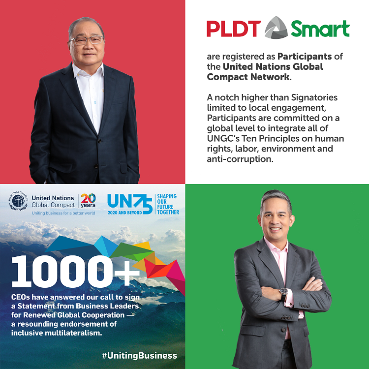 PLDT, Smart bolster UNGC commitment to good governance and ethics at ...