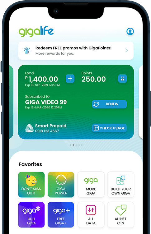 Smart Prepaid - GigaHello